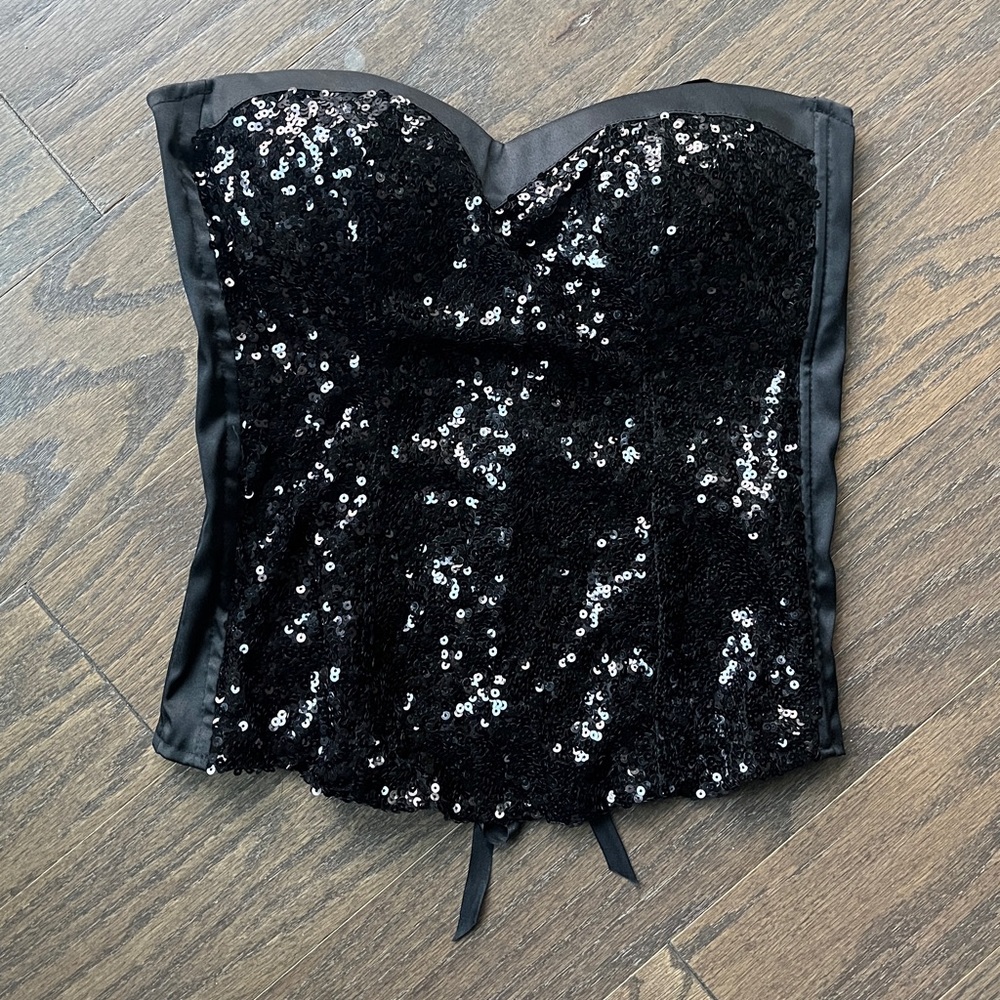 Boston Proper Sequin Bustier Only Wore 1 Time - Gem